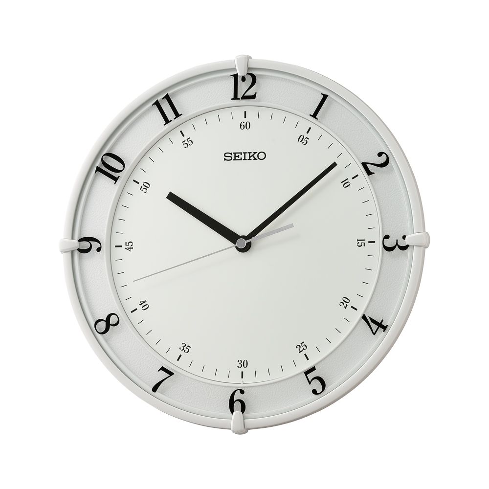 Seiko QXA805W Decorative White Dial Wall Clock - Stonex Jewellers